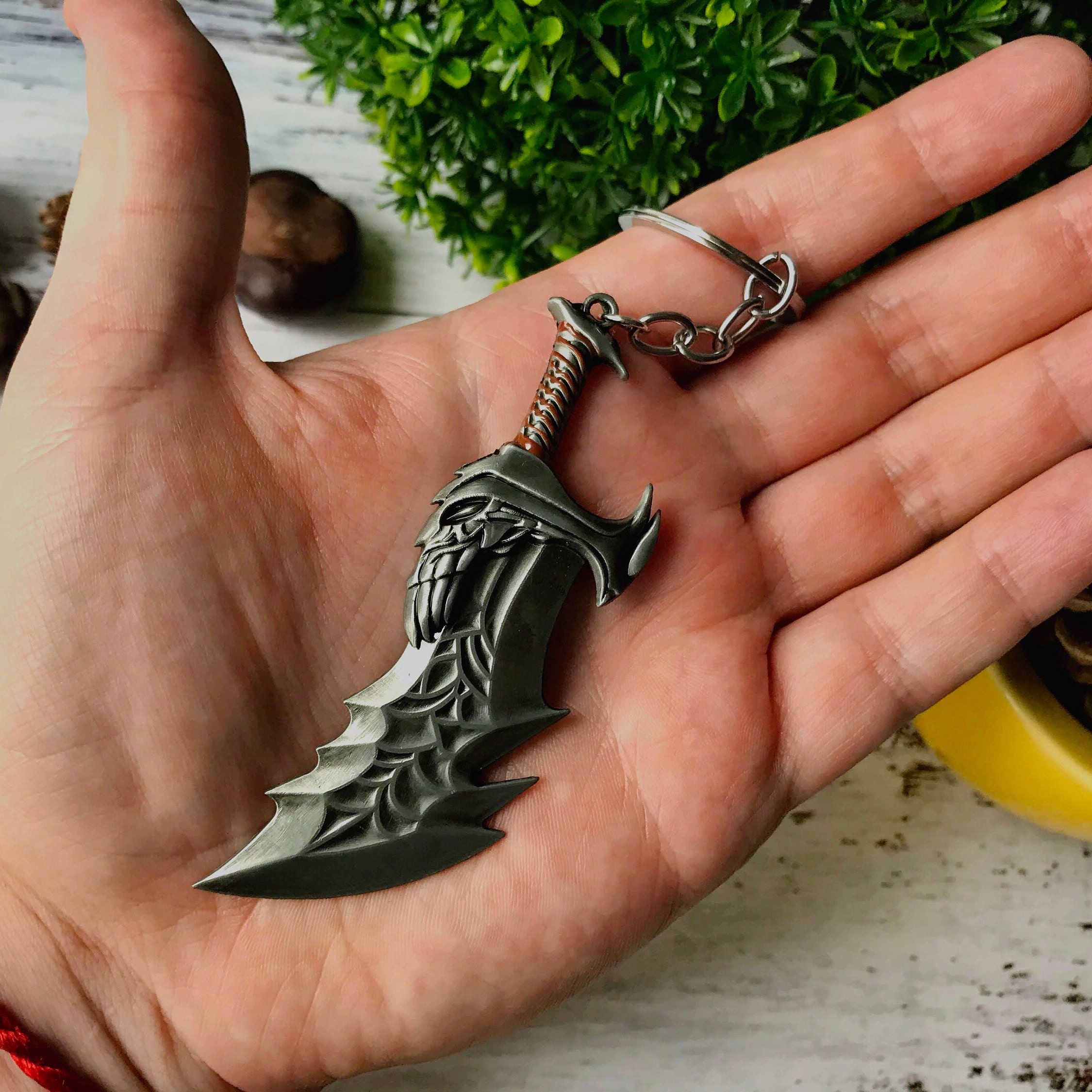 God of War Kratos Blades of Chaos Weapon Keychain Kratos - Etsy