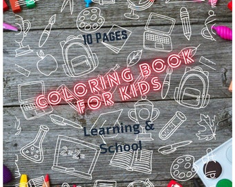 Coloring Book for Food Allergy Kids - Etsy