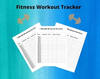 Fitness Tracker Spreadsheet Google Doc or Excel (Download Now) - Etsy