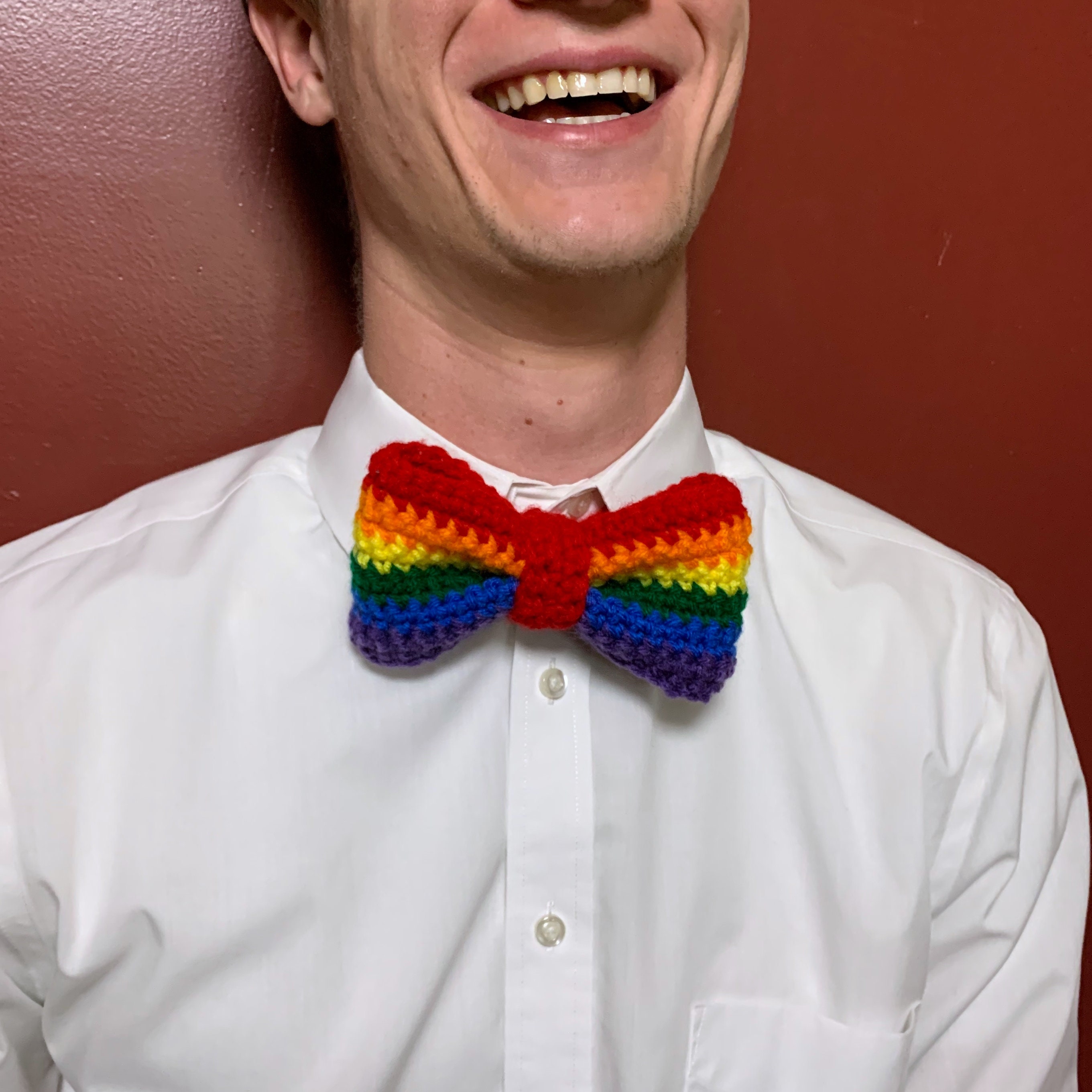 Rainbow Bow Tie Pride Rainbow Gay Pride Queer Pride LGBT | Etsy