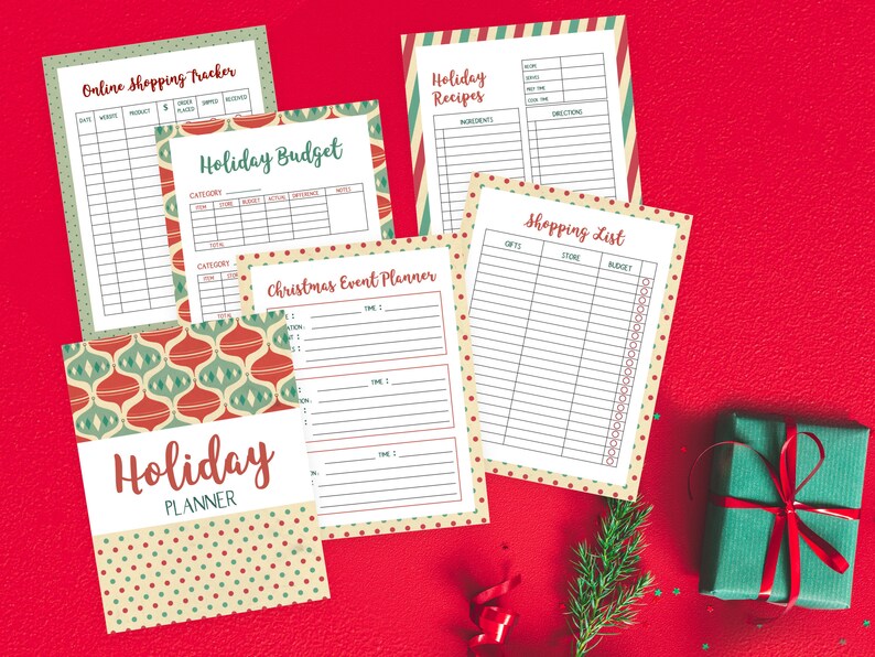 Christmas Planner, Holiday Planner - Etsy