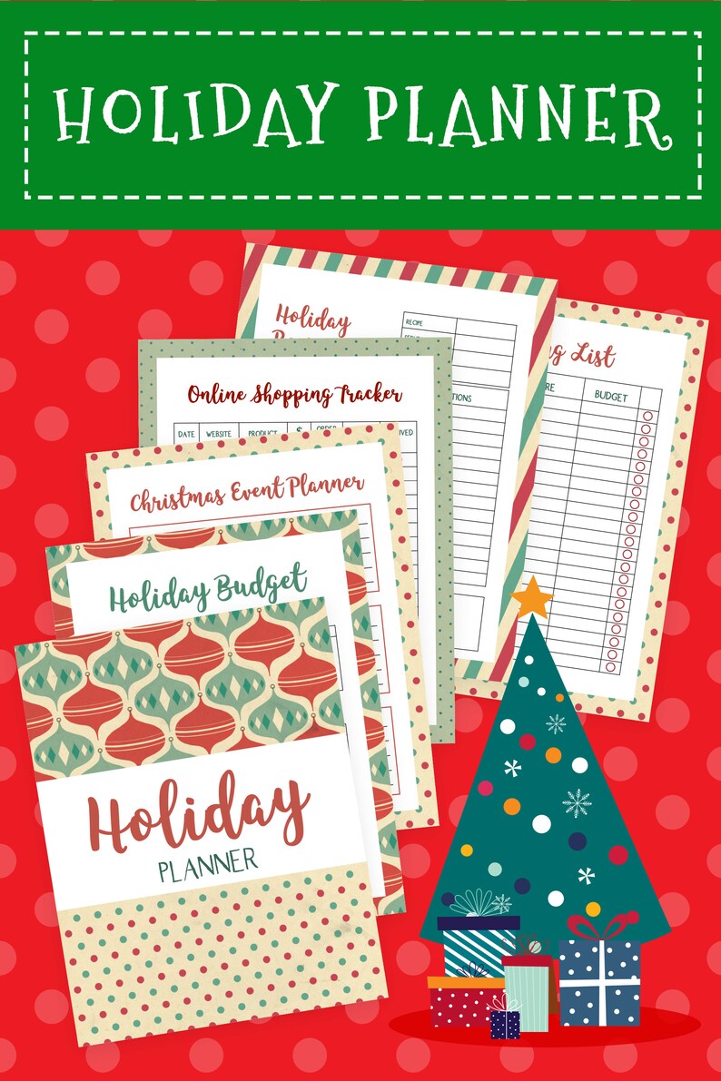 Christmas Planner, Holiday Planner - Etsy