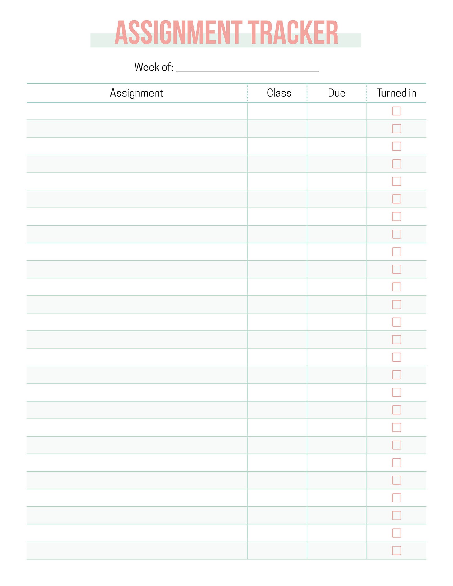 Printable College Planner • Student Planner • Academic Planner ...