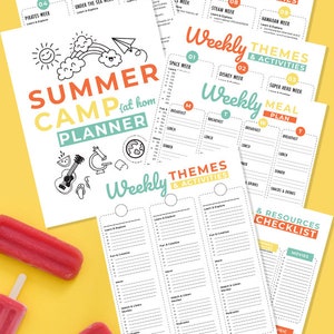 Summer Camp at Home Planner - Etsy