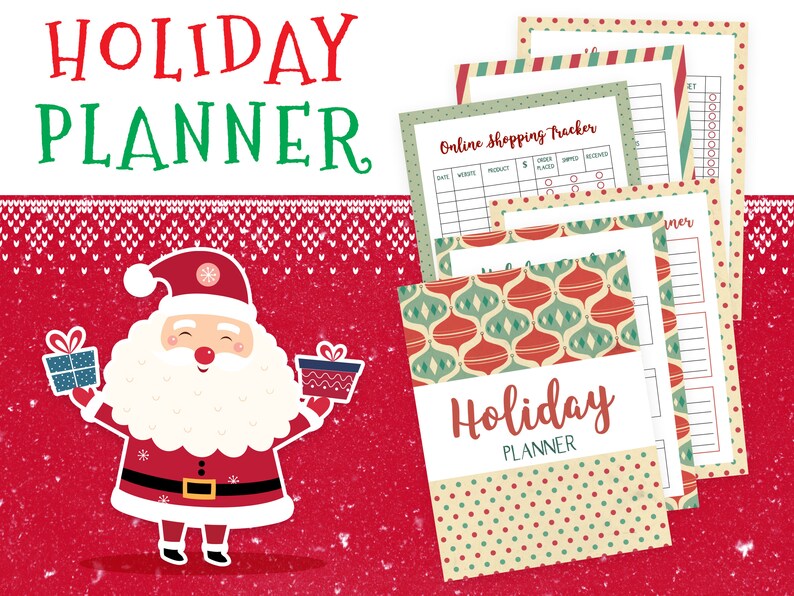 Christmas Planner, Holiday Planner - Etsy