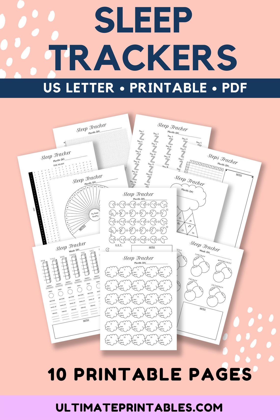 Habit Trackers Mood Trackers Finance Trackers Weekly Monthly Yearly ...