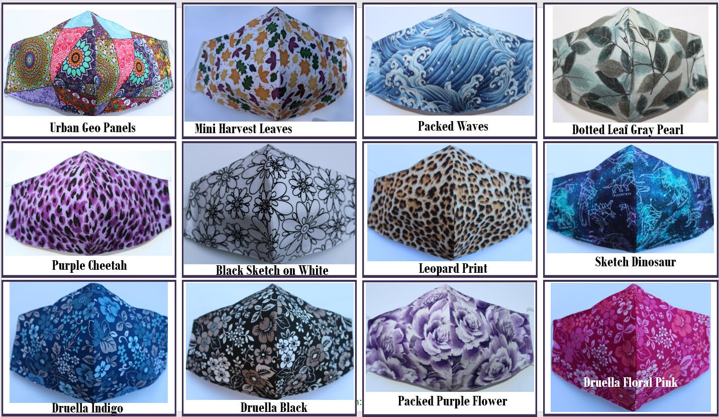 Face Mask Washable Made in USA Reusable Breathable - Etsy