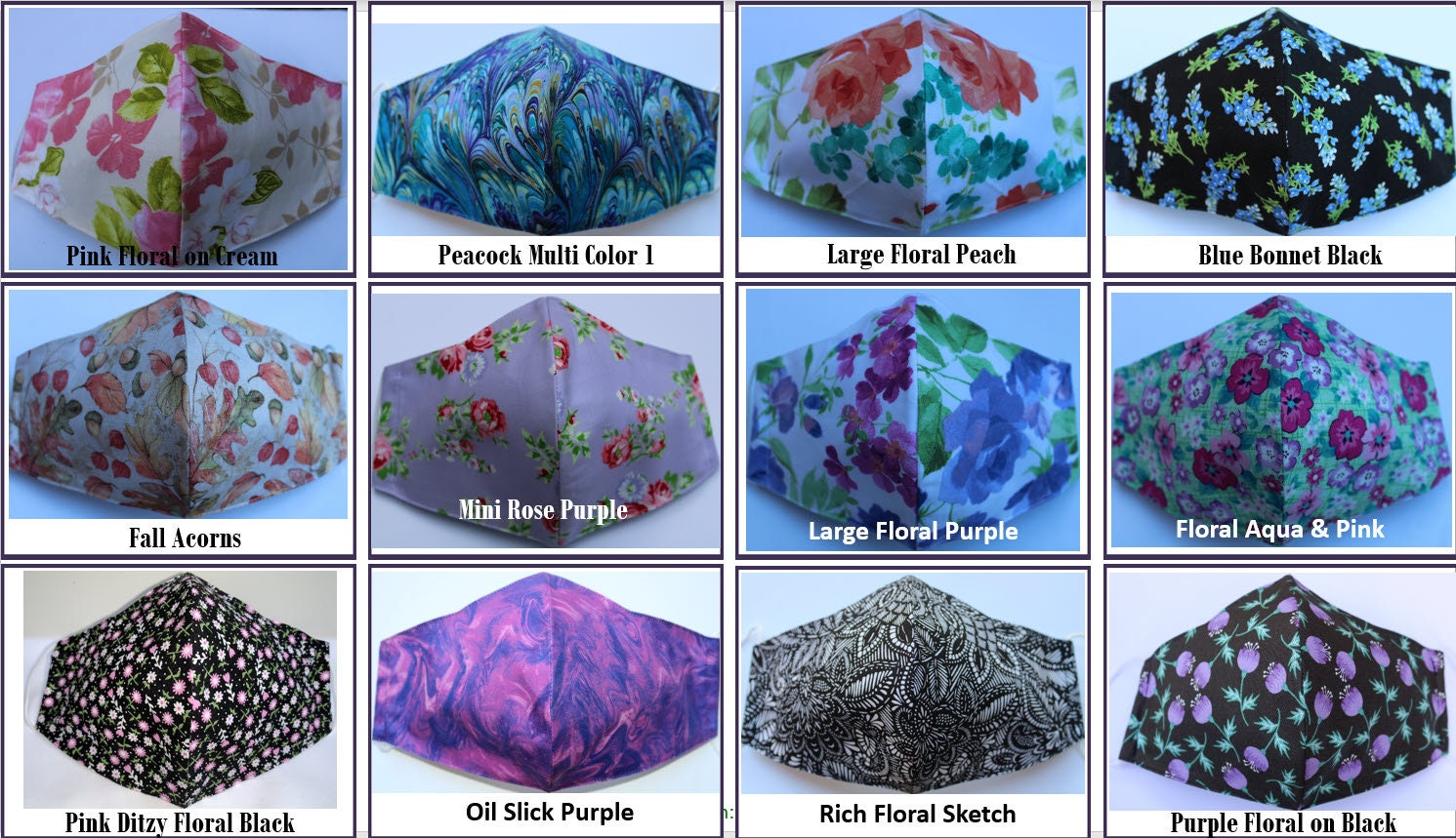 Face Mask Washable Made in USA Reusable Breathable - Etsy