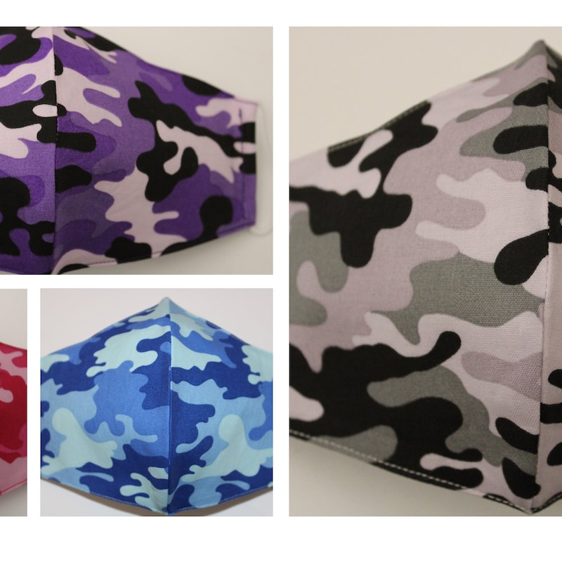 Camo Face Mask - Etsy