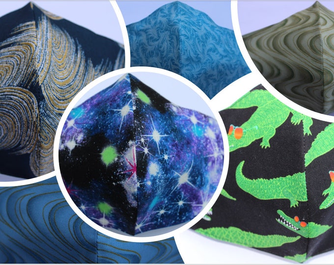 Face Mask Holiday Seasonal Themes Washable Made in USA - Etsy