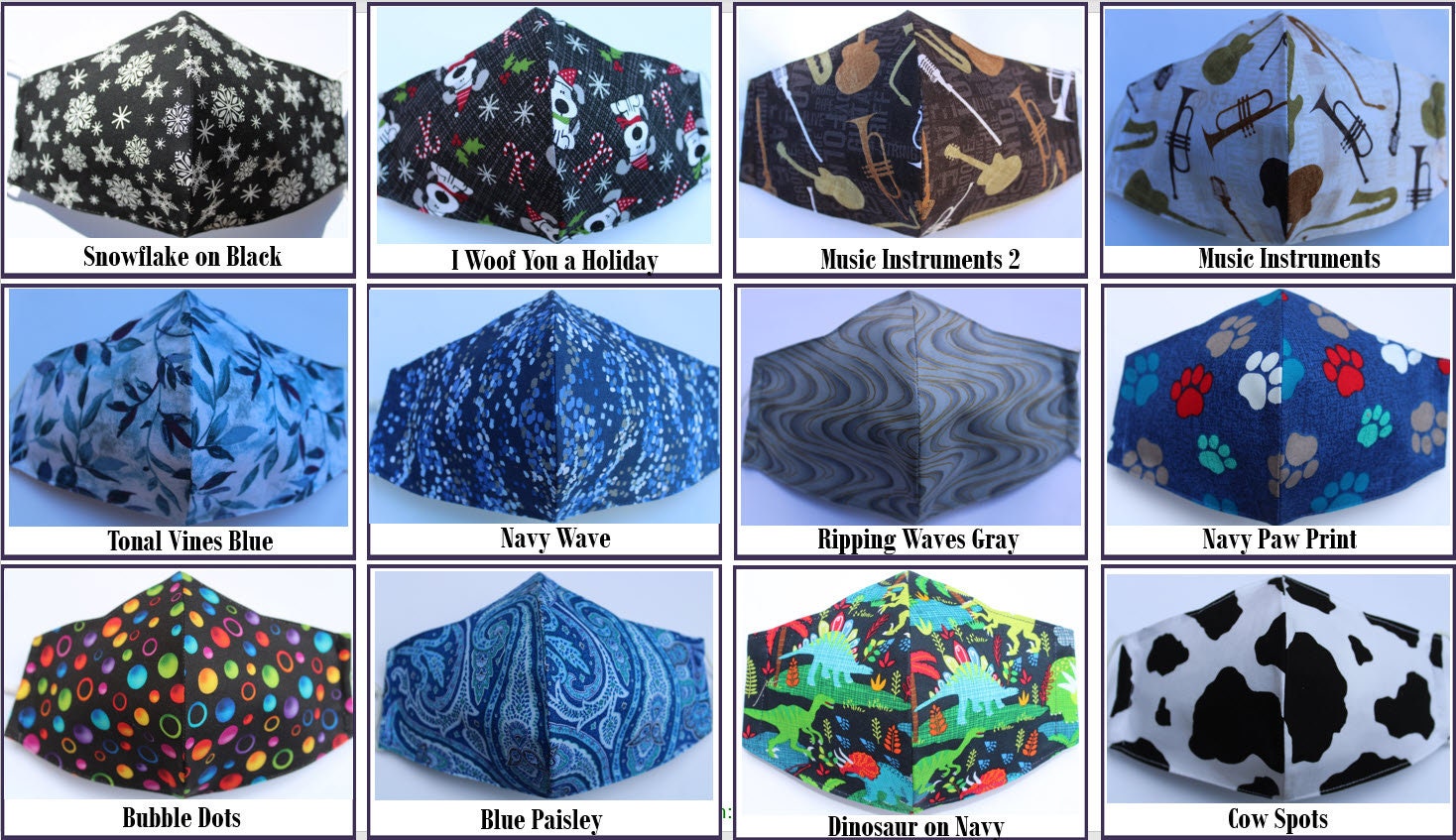 Face Mask Washable Made in USA Reusable Breathable - Etsy