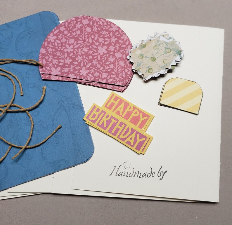 Birthday Card Kit DIY Set of 5 - Etsy