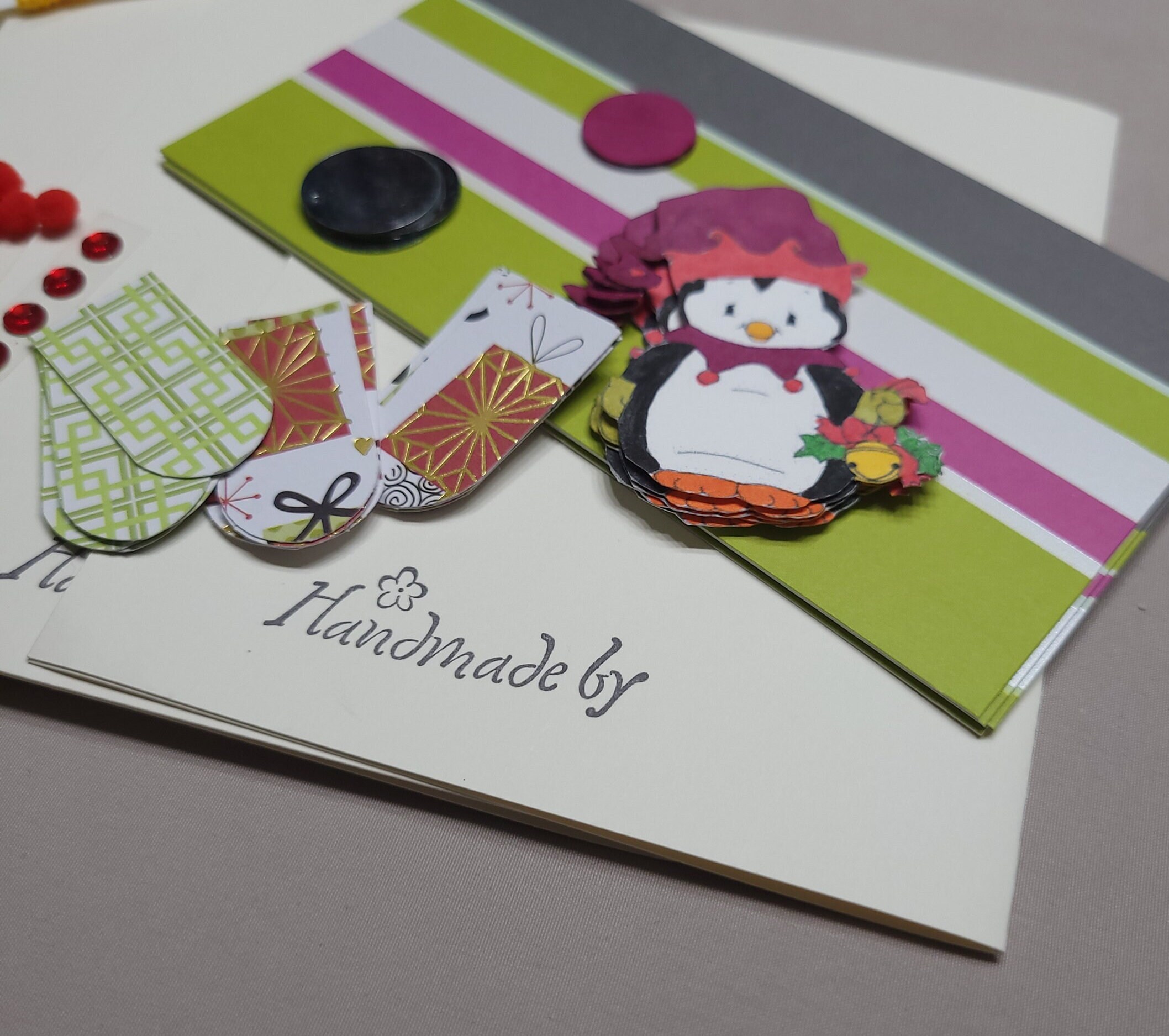 Christmas Card Kit DIY Set of 6 - Etsy