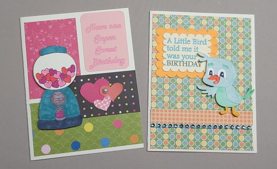 Birthday Card Kit DIY Set of 5 - Etsy