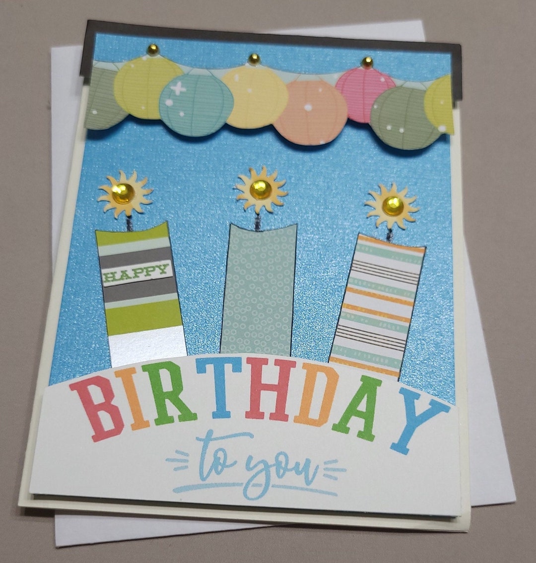 Birthday Card Kit DIY Set of 5 - Etsy