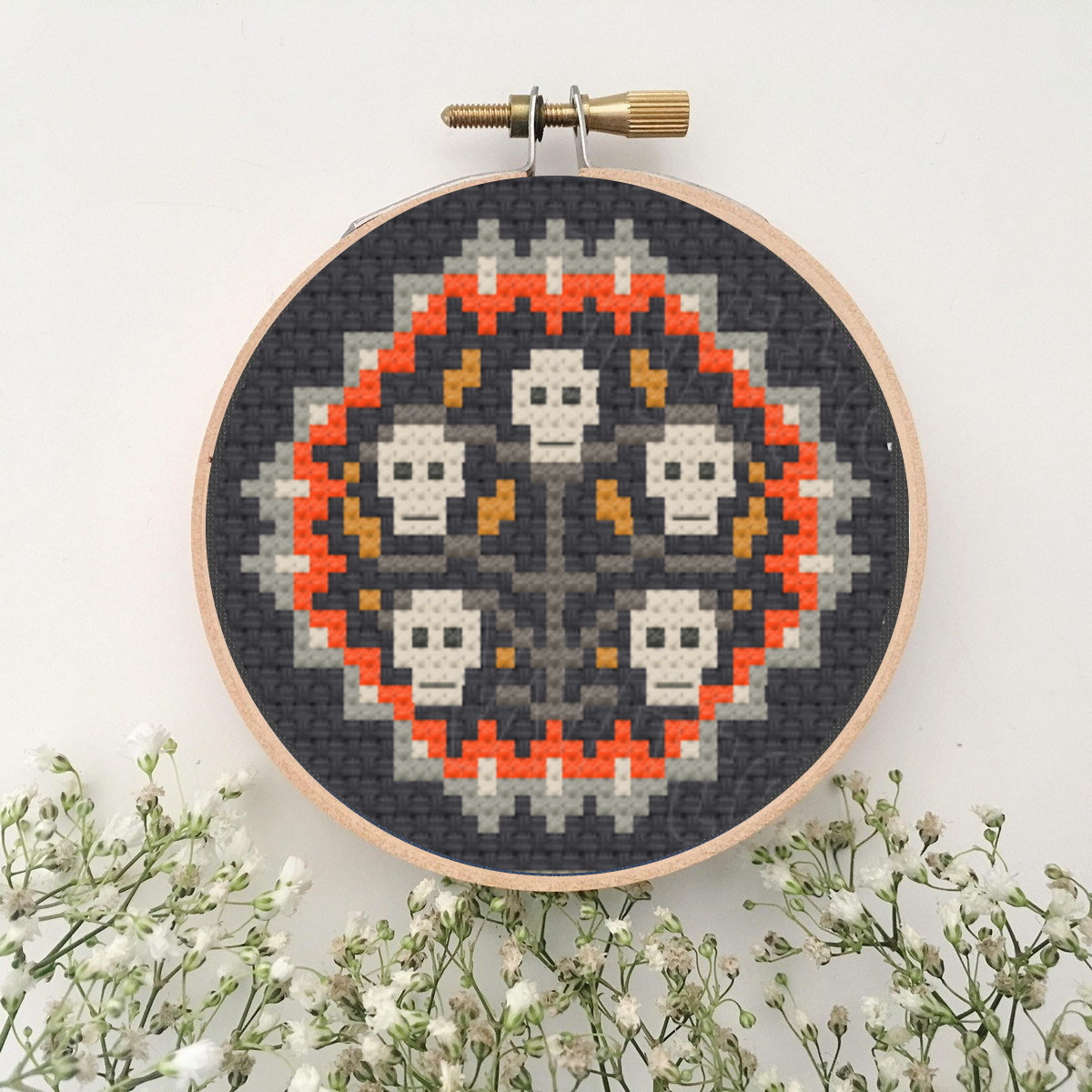 Salem 1692 Halloween Quaker Sampler Cross Stitch Pattern - Etsy