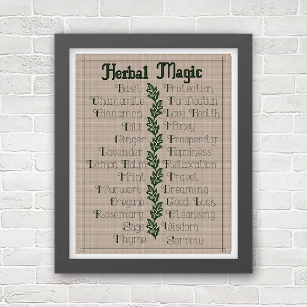 Botany Cross Stitch - Etsy