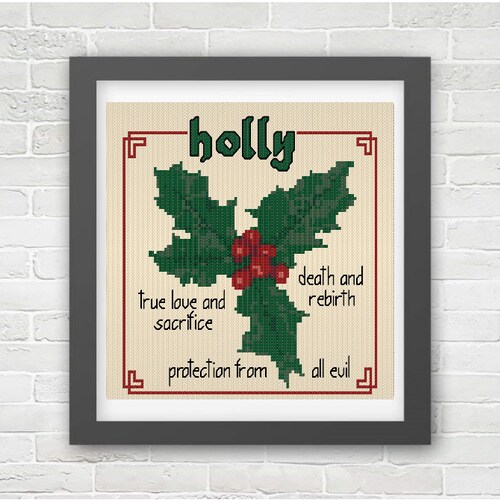 Magical Properties of Mistletoe Hand Embroidery Full-color PDF - Etsy