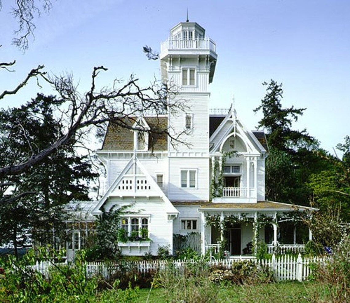 Owens House With Garden - Detailed & Fun Full-color Cross Stitch ...