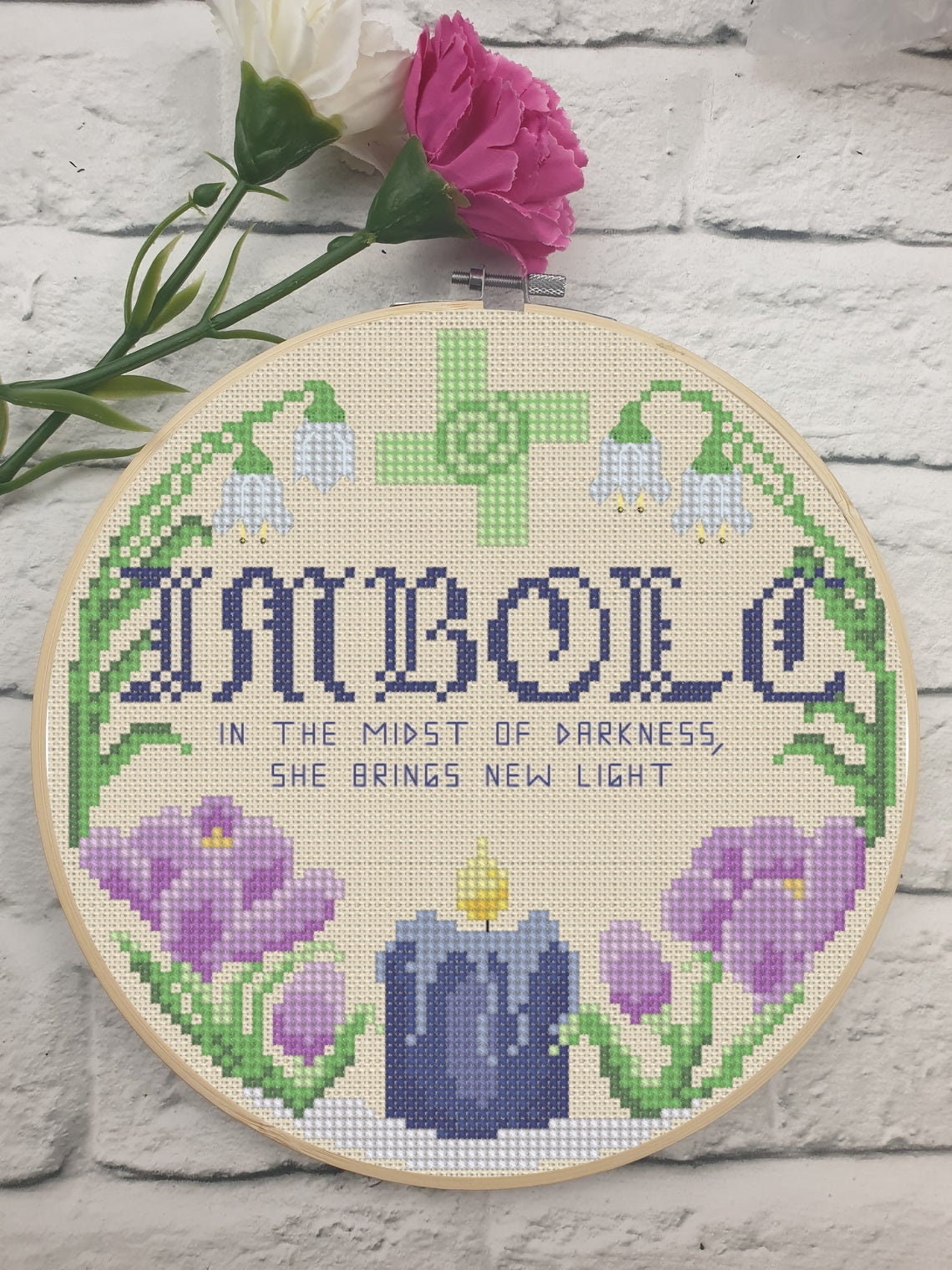 Imbolc 6 Hoop Cross Stitch Pattern PDF full-color - Etsy