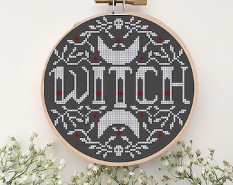 Kitchen Witch 6 Hoop Cross Stitch Pattern PDF | Etsy