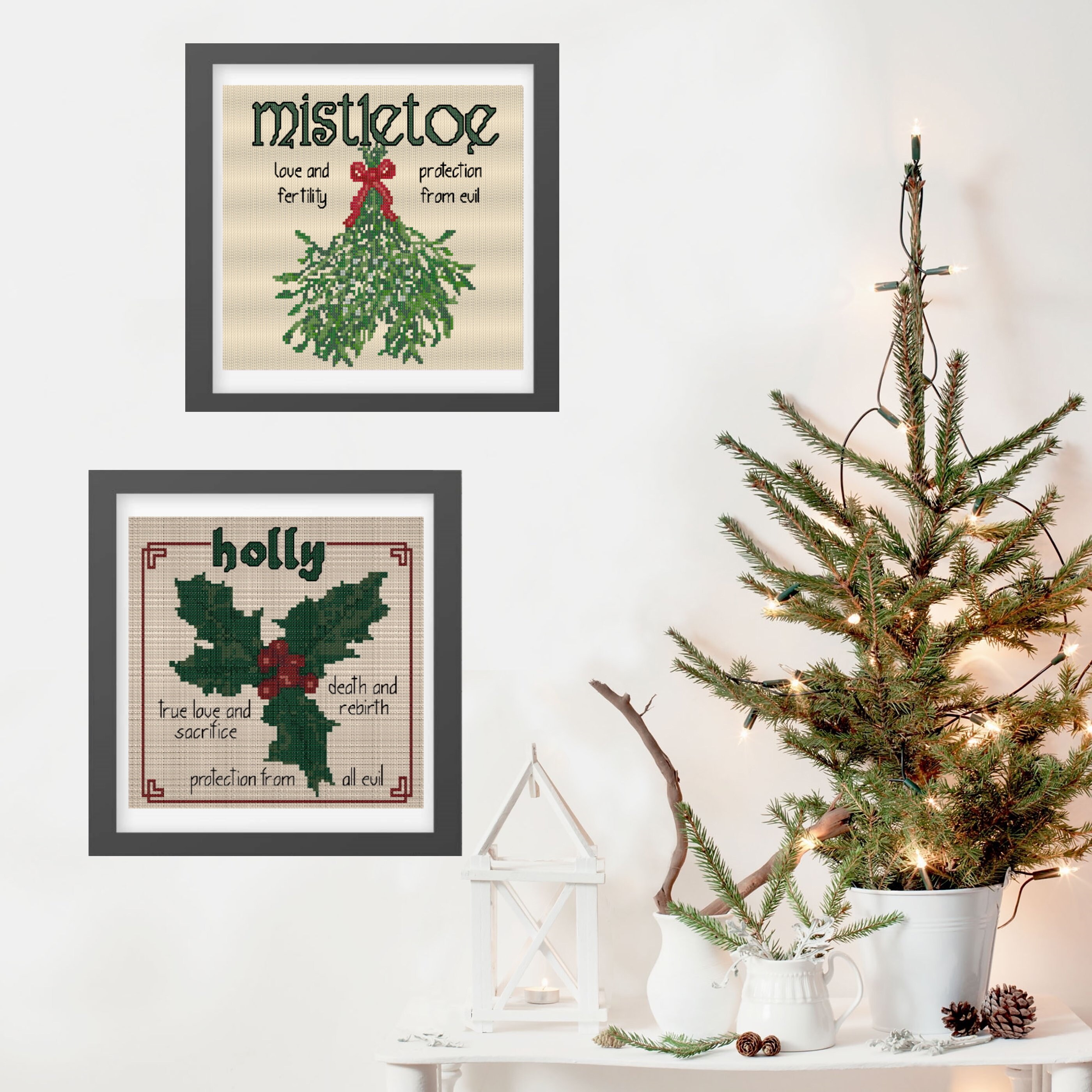 Magical Properties of Mistletoe Hand Embroidery Full-color PDF | Etsy