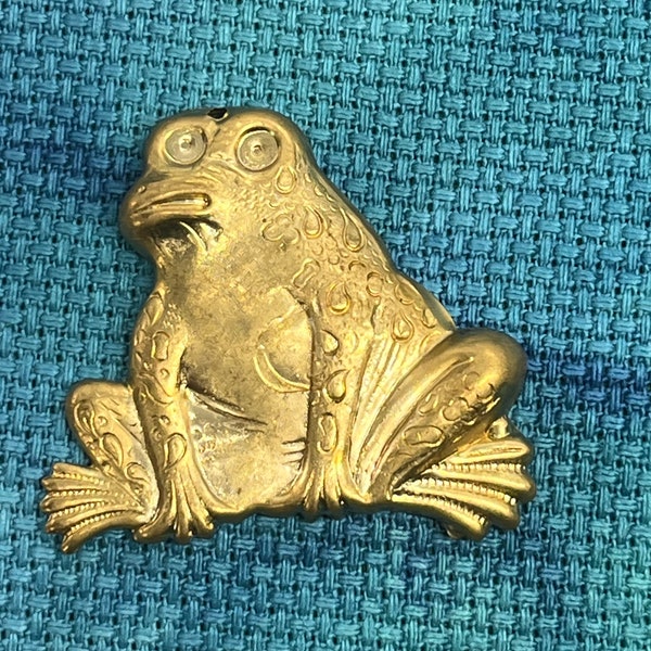 Brass Frog - Etsy