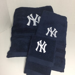 New York Yankees Towel Set, Yankees Bath Towel, Yankees Hand Towel ...