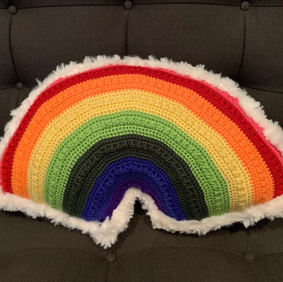 Pillow - Rainbow Resting on a Cloud - Etsy
