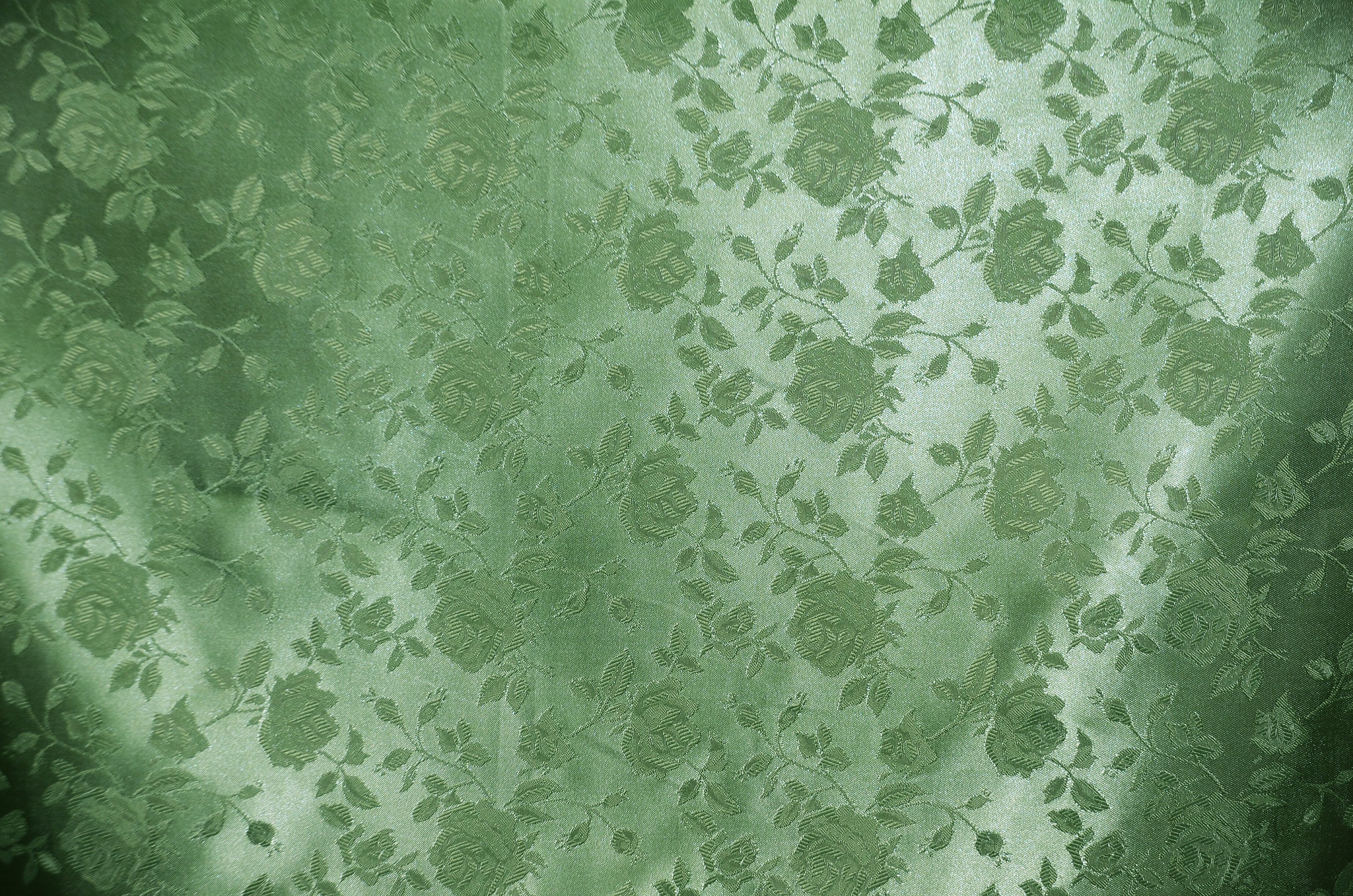 Sage Floral Jacquard Satin Fabric Isabella Floral Jacquard - Etsy