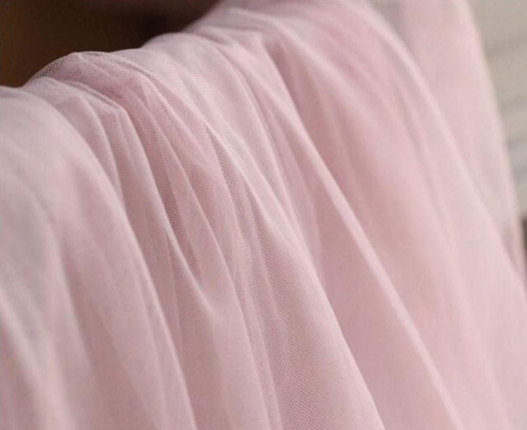 Blush Pink 108" Wide Bridal Tulle Fabric | 50 Yard Rolls | 100% Nylon ...