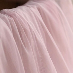 Blush Pink 108" Wide Bridal Tulle Fabric | 50 Yard Rolls | 100% Nylon ...