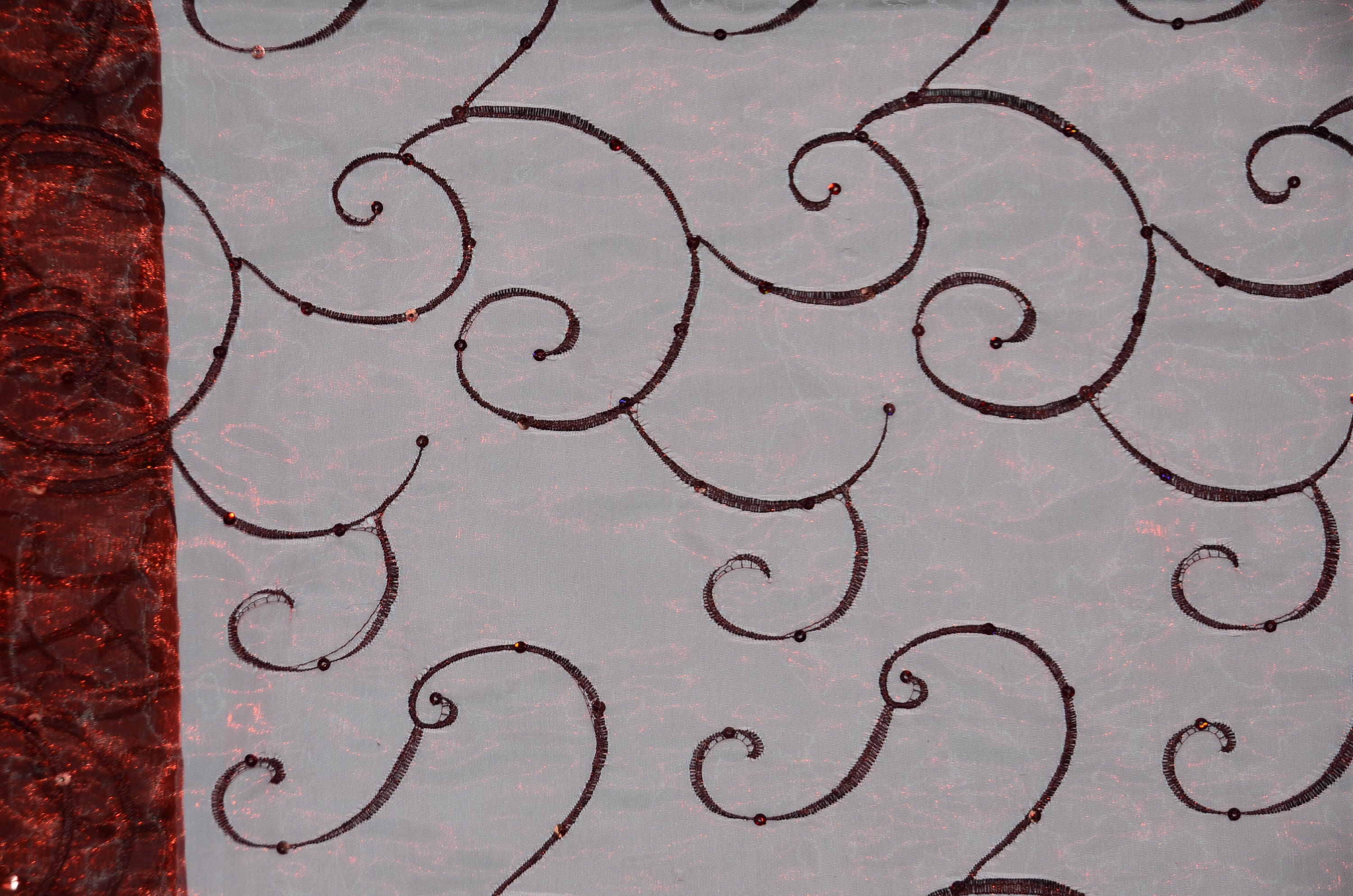 Sheer Embroidery Fabric | Organza Embroidery | Ferial Sequins ...