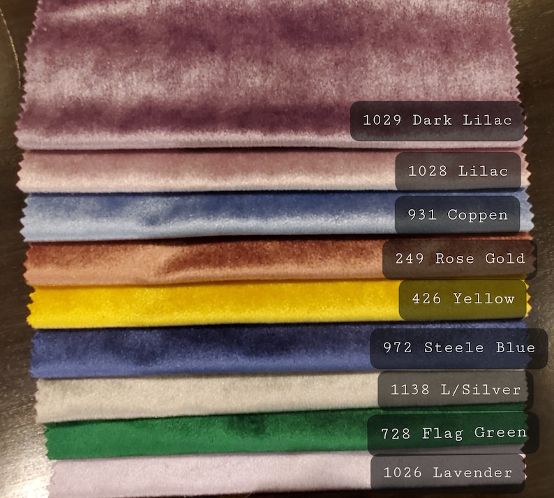 Plush Non Stretch Velvet Fabric by Yard for 12.99 60 - Etsy