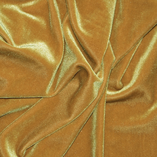 Gold Velvet Fabric - Etsy
