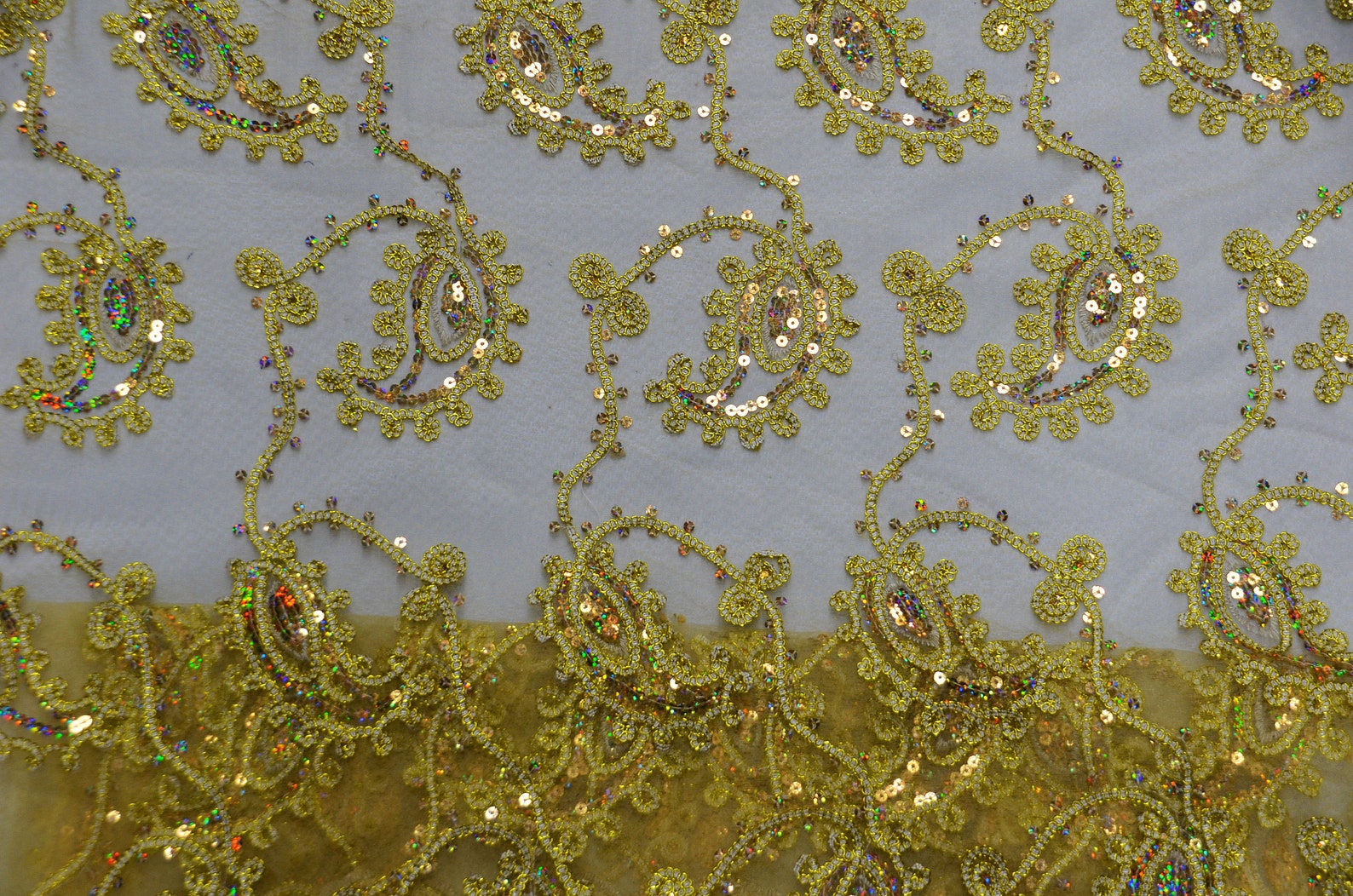 Pink Coco Paisley Fabric by the Yard Paisley Lace With | Etsy