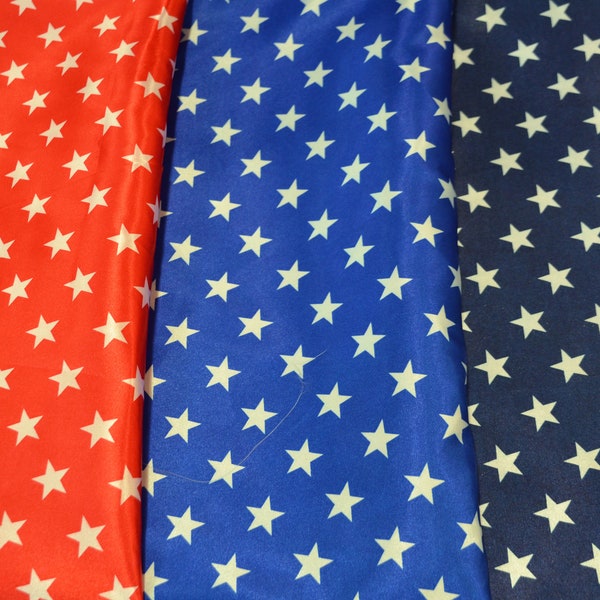 Red Star Fabric - Etsy