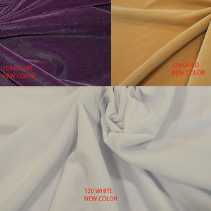Triple Velvet Fabric by the Yard for 9.99 | 45" Wide | Brown, Red ...