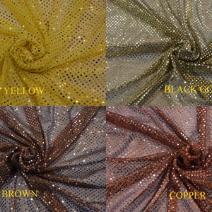 Confetti Dot Sequins | Sequins Fabric Yard X 40" | Glued 3mm Sequins ...