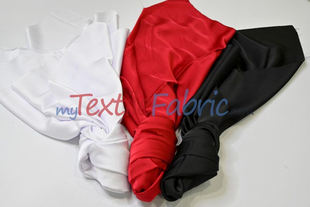 Double Sided Satin Fabric | Glossy Both Sides | 60 Inches | Soft & Luxe ...