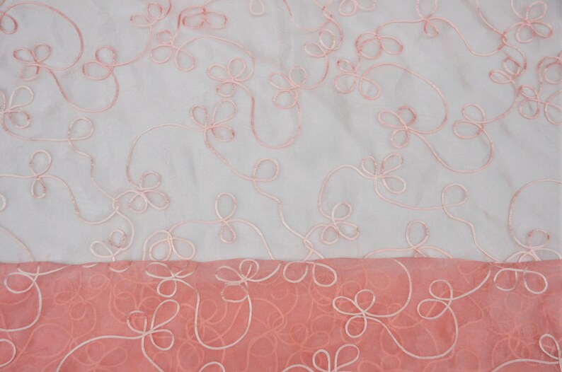 Sheer Embroidery Fabric | Organza Embroidery | Fantasia Sheer ...