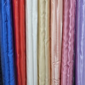 Shiny Bridal Satin Fabric | Heavy Shiny Bridal Satin | 60" Wide | 50 ...