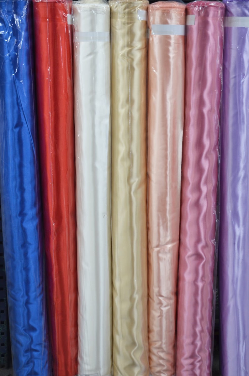 Gold Shiny Bridal Satin Fabric Heavy Shiny Bridal Satin Etsy