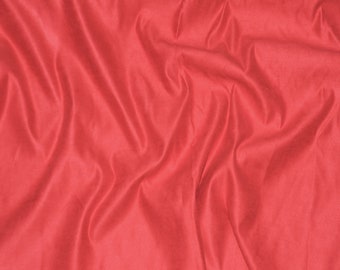 Red Microsuede Fabric - Etsy