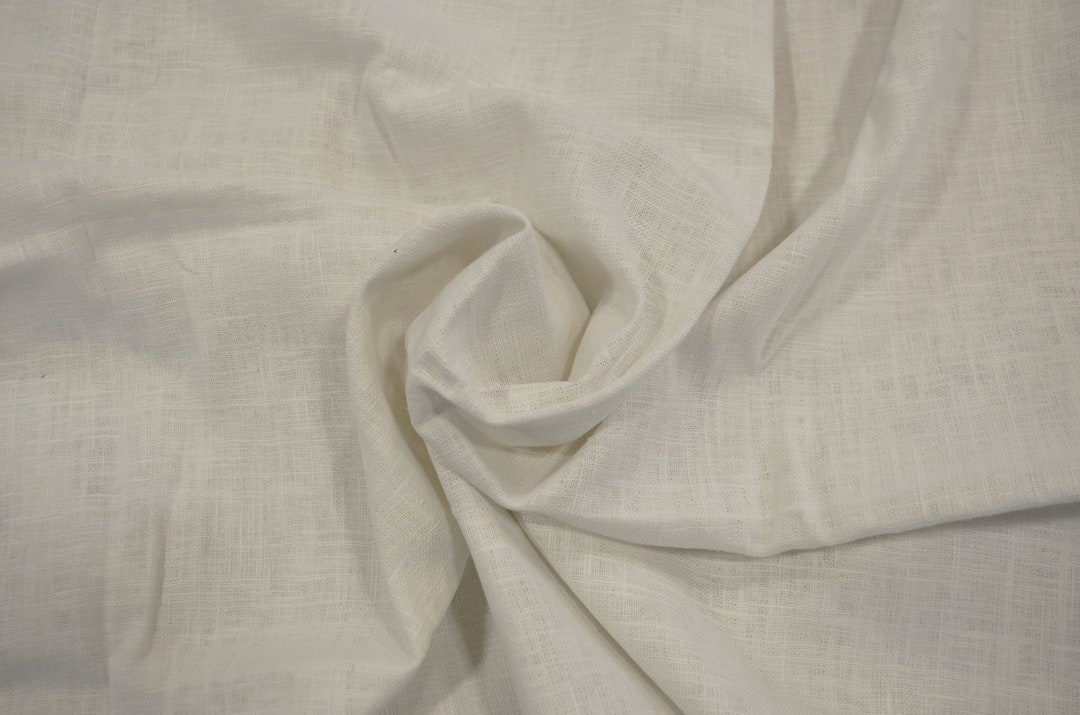 Natural Ramie | Ramie Fabric | 52/53" Wide | 280GSM | White, Ivory, Natural, Black | Apparel ...