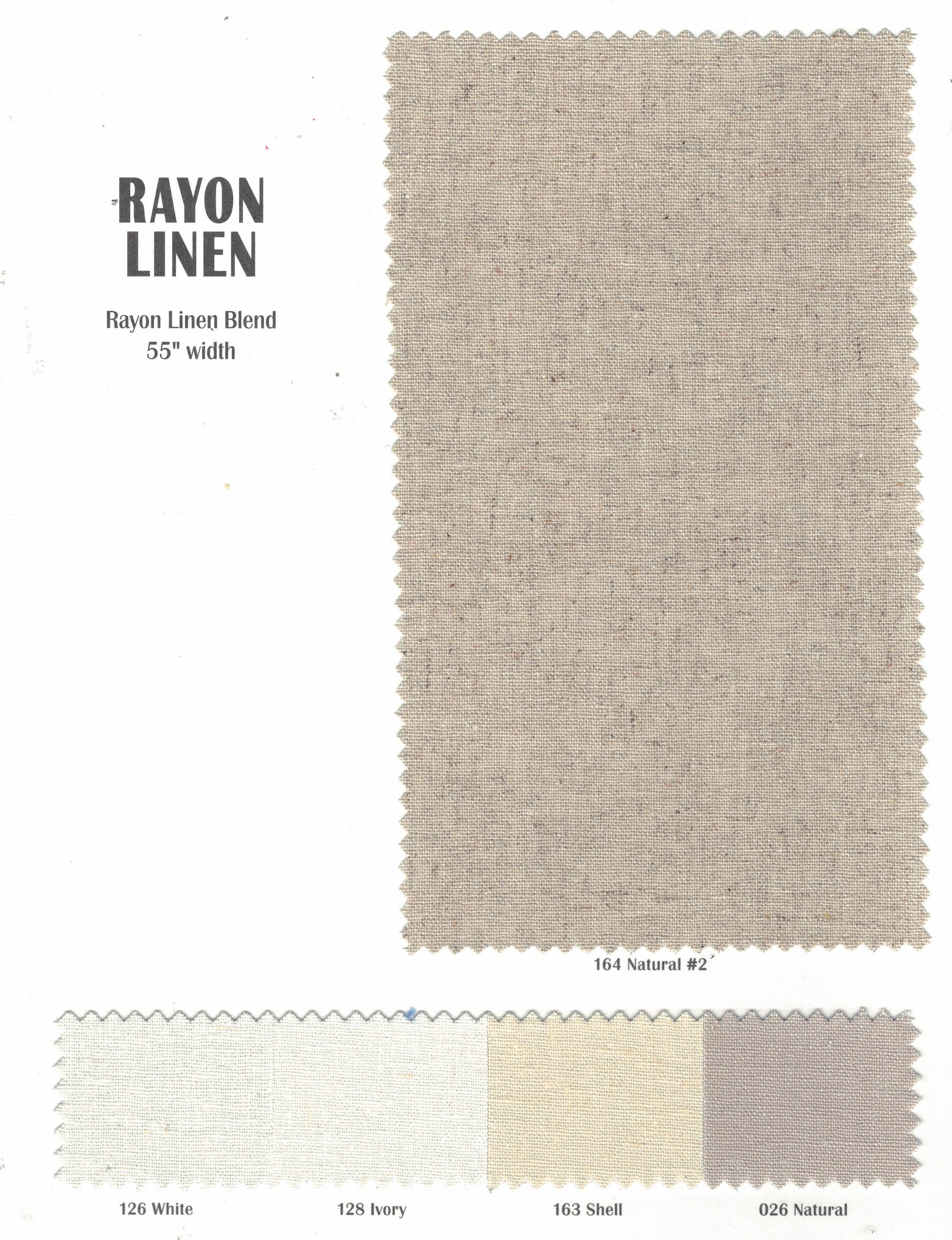 Soft Linen Fabric by the Yard Rayon Linen Blend Dresses - Etsy