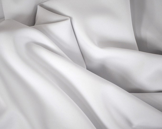White Polyester Fabric Sold by the Yard X 60" and 124" Wide | Visa ...