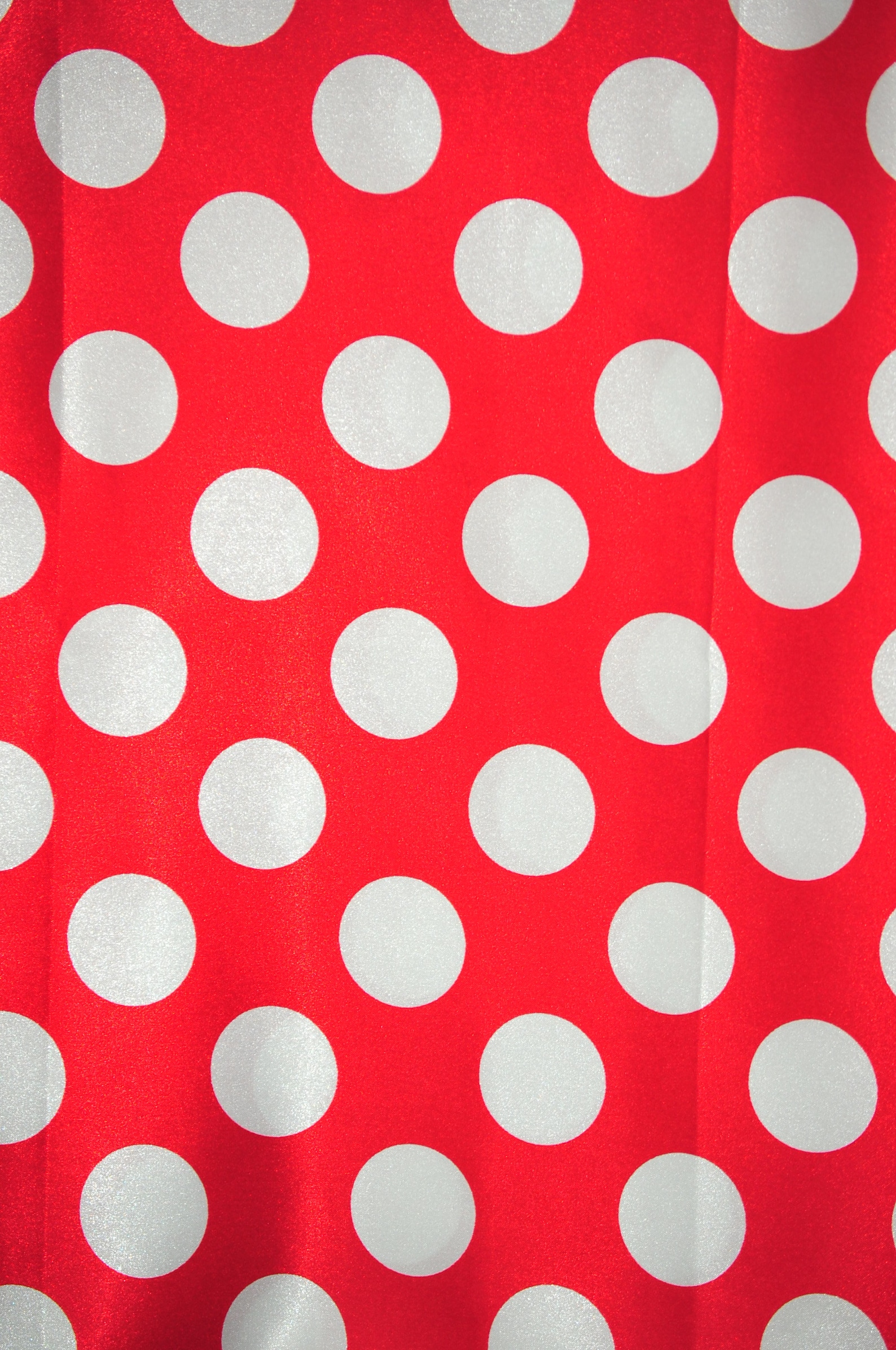 Red Polka Dot Fabric Polka Dot Satin Fabric Polka Dot - Etsy