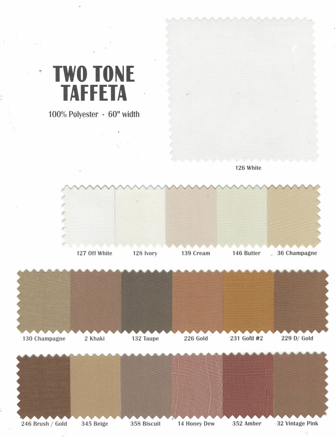 Taffeta Fabric Multiple Colors of Non Stretch Plain Taffeta Fabric by ...