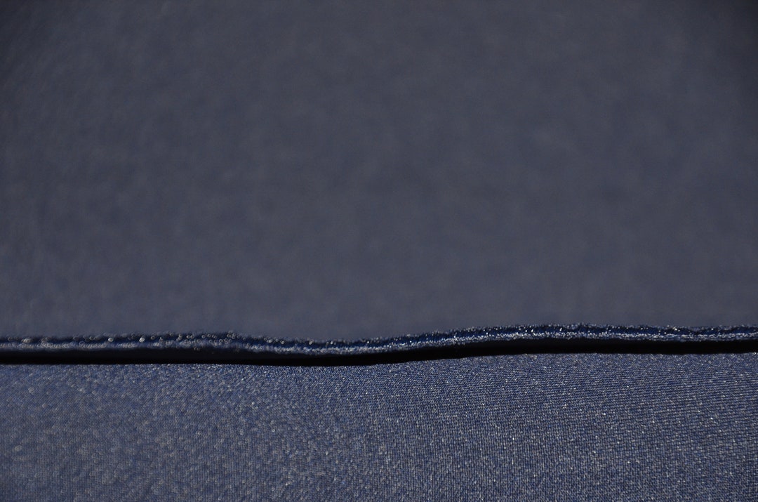 Navy Neoprene Scuba Double Techno Fabric by the Yard | Neoprene 60 ...